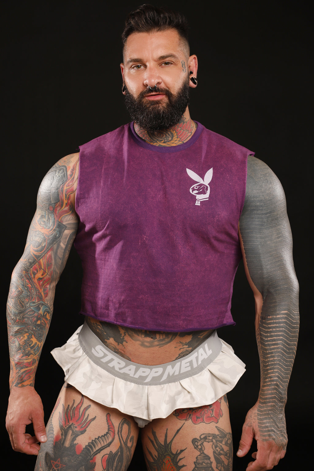 Playtoy Sleeveless Rocker Crop – Strapp Metal